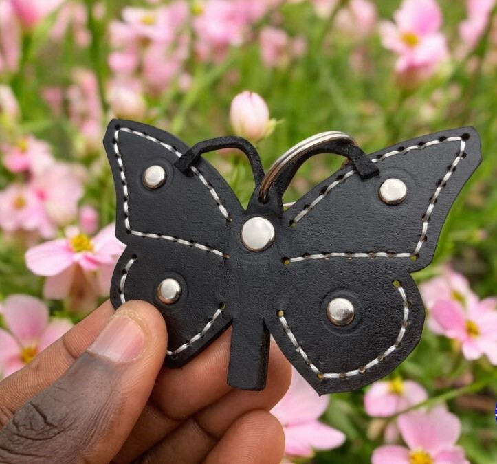Butterfly Keychain - RraP Leathers GH
